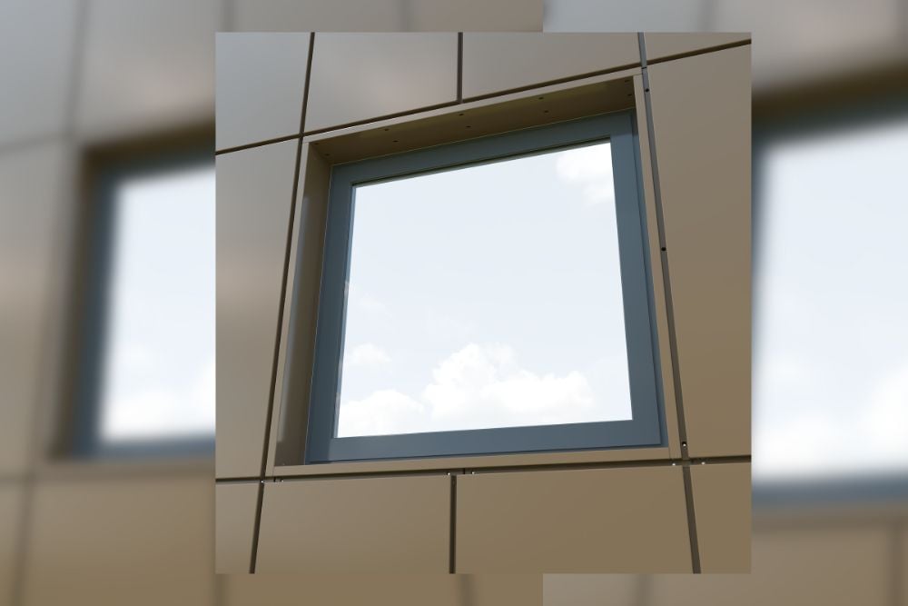 How do rainscreen cladding systems prevent fire spread?