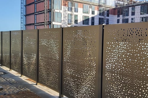 Maple complete rooftop screening system on SOYO development in Leeds