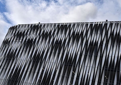 Architectural fins Vector façade system - Maple Façades