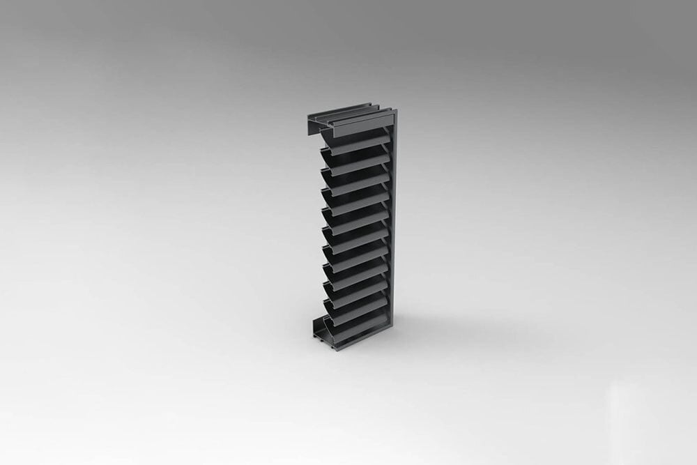 BSRIA-tested louvres - Contour® VL ventilation - Maple Façades